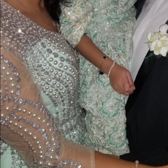 MNM Couture | Dresses | Mnm Couture Pearl Mint Dress Size 8 | Poshmark